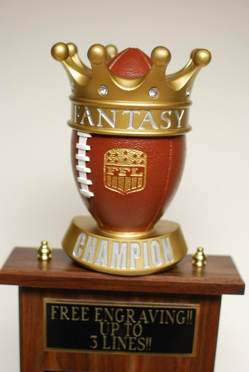 FANTASY FOOTBALL CHAMPION TROPHY 26" 12 YEAR - FREE ENGRAVING! – Speedy ...