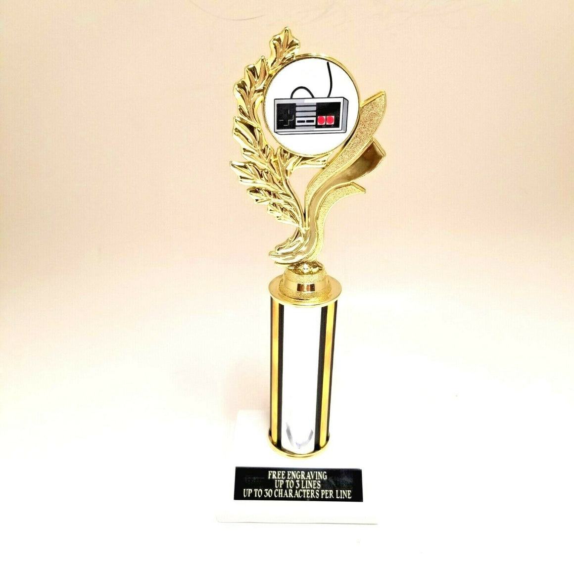 NINTENDO CONTROLLER SINGLE POST 12" TROPHY- FREE ENGRAVING – Speedy ...